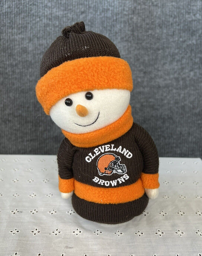 Cleveland Browns Snowman Soft Fabric Mechanical NOT WORKING Singing ...