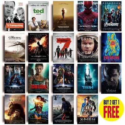 2010s MOVIE POSTERS T - Z Size A3 Photo Print Film Cinema Wall Fan Art ...