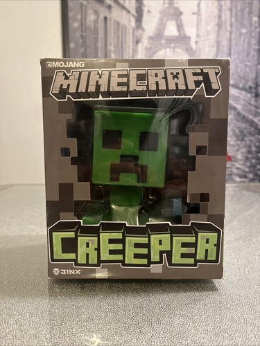 Minecraft Creeper Vinyl Figure 2" Diamond Block Moveable Head Jinx ...