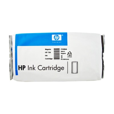 Genuine HP 730 Magenta 130ml Ink Cartridge P2V63A HP DesignJet T1700 | eBay