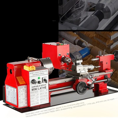 350 Digital Lathe Infinitely Adjustable Speed High-precision Small ...