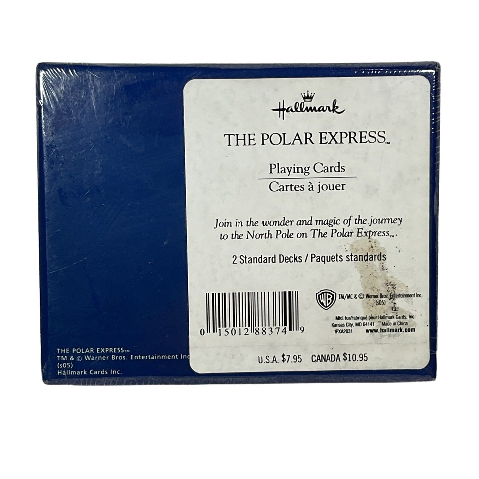 Hallmark The Polar Express Cards New In Sealed Package 2 Decks Warner ...