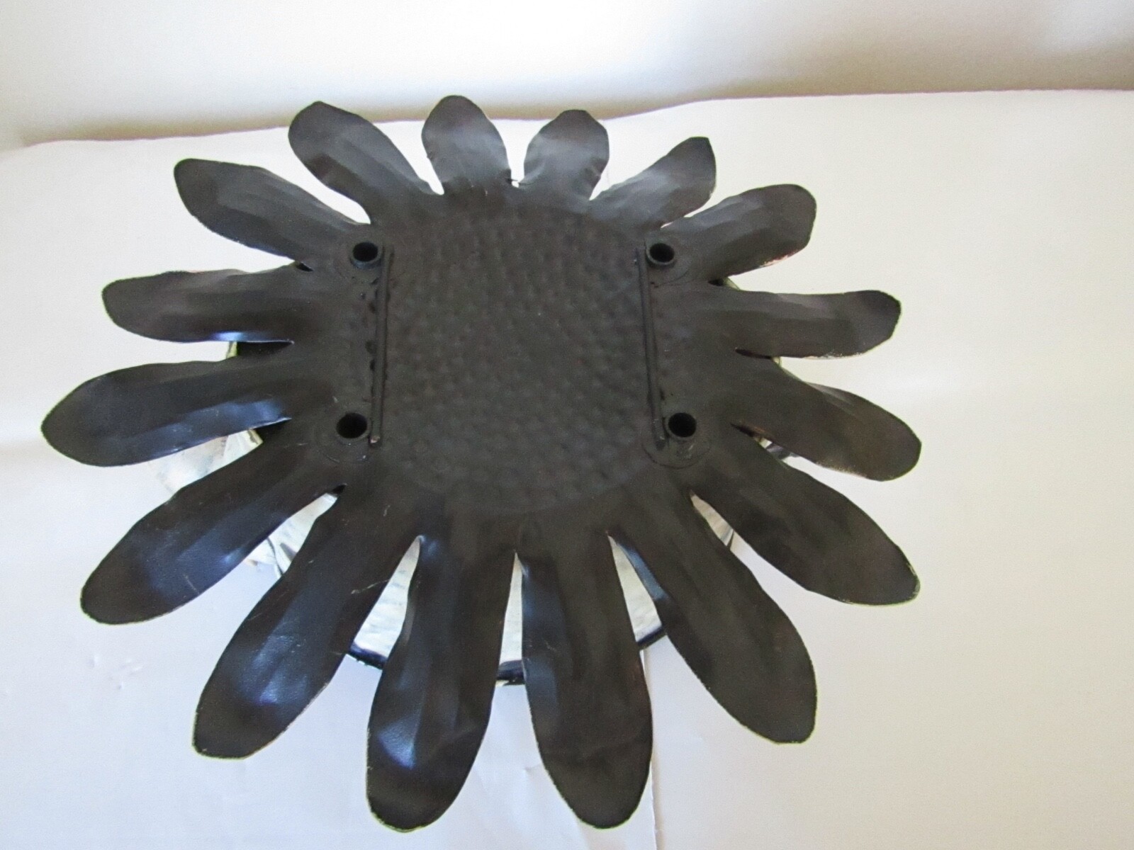 Holstein Cow & Sunflower Birdhouse - Metal Hanging Rustic Country Farm ...