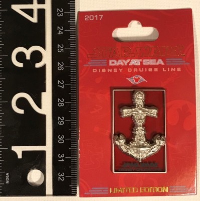 Disney DCL Star Wars Day At Sea Scuplted Anchor LE 2500 Pin | eBay