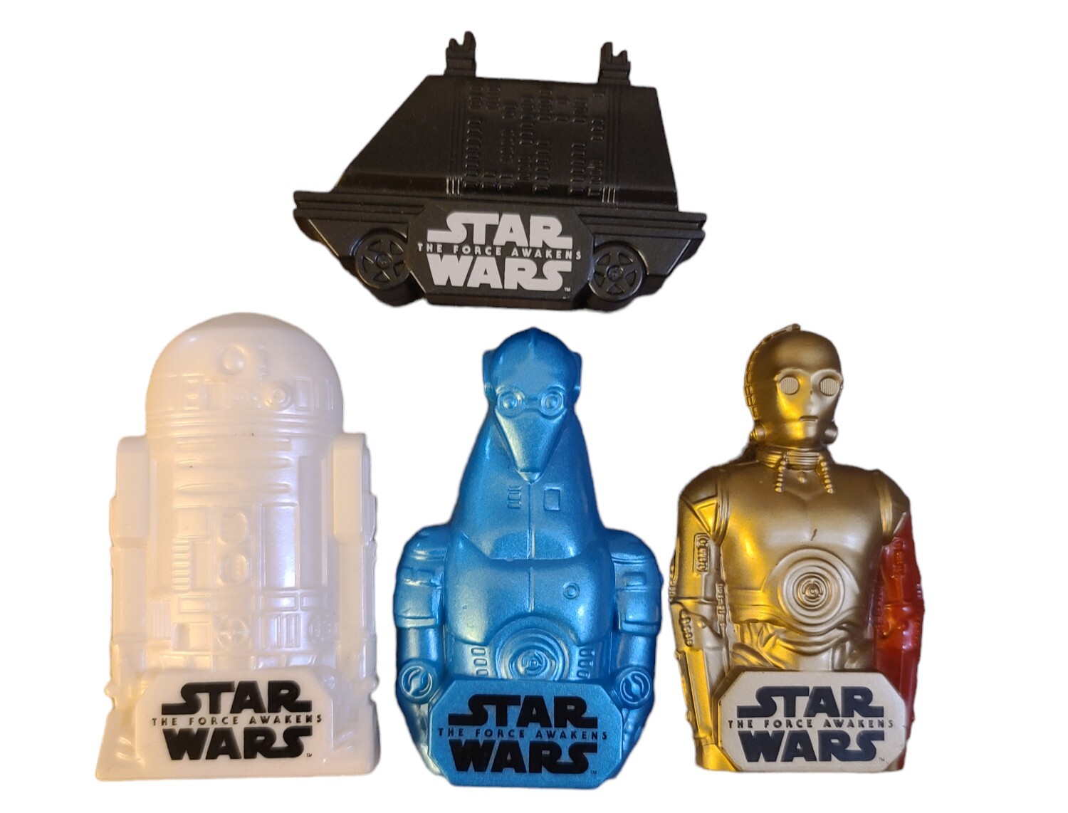 STAR WARS GENERAL MILLS TOYS LOT OF 4 THE FORCE AWAKENS DROID VIEWERS ...