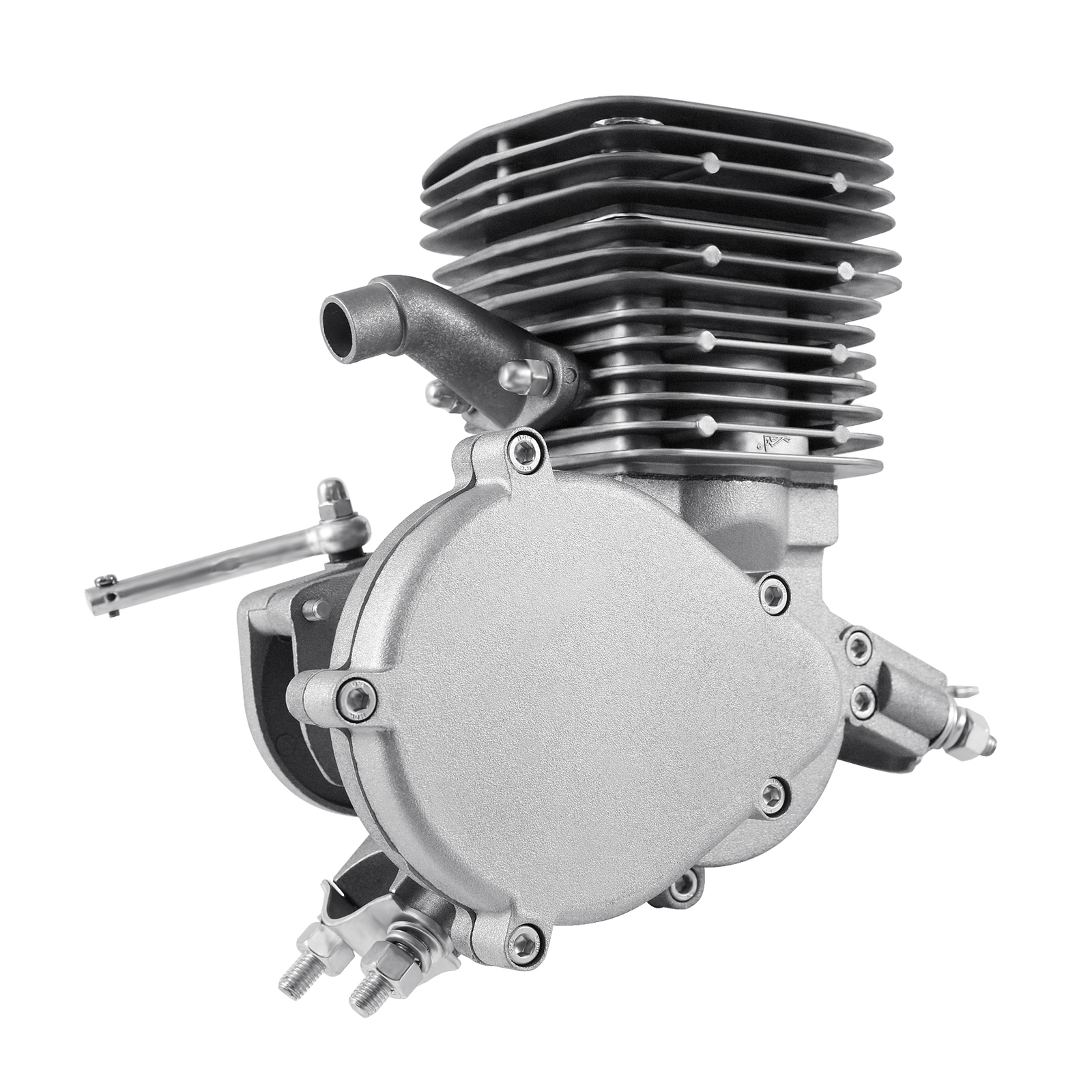 110cc 2-Stroke Bicycle Motor Kit Bike Motorized Petrol Gas Engine Full ...
