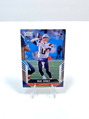 2021 Chronicles NFL Score Mac Jones Silver Base Rookie Card RC Patriots ...