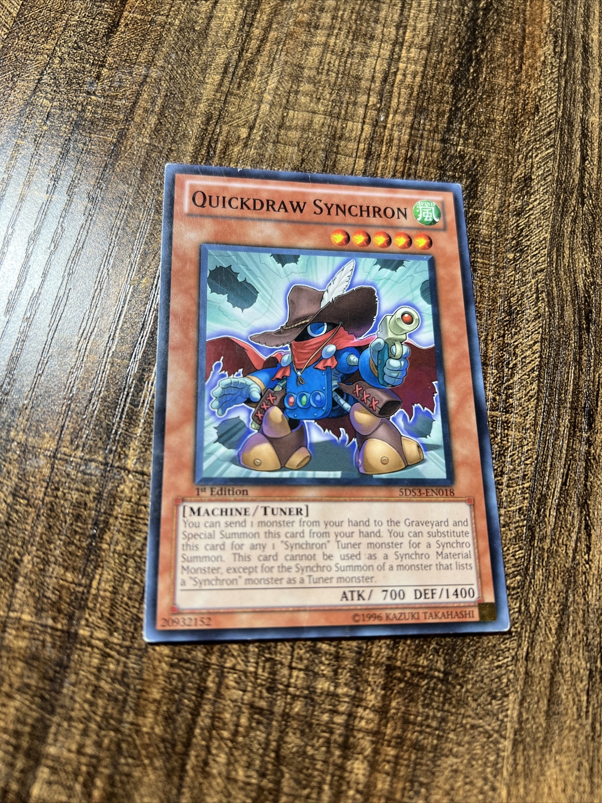 Yugioh Quickdraw Synchron 5DS3-EN018 Common 1st Edition HP/damaged | eBay