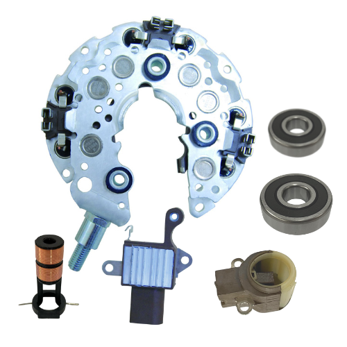 For New Alternator kit 7 Ford Regulator Bearings Slip Ring Rectifier | eBay