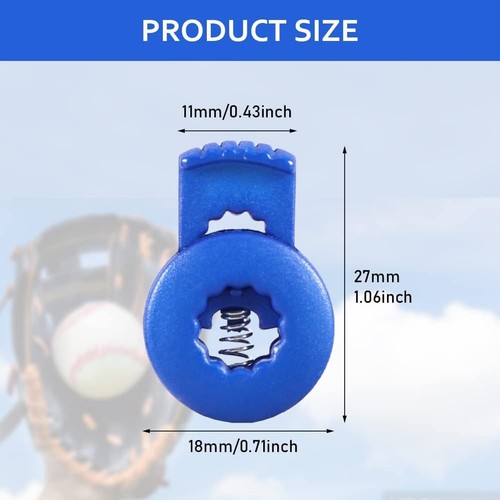 32 Pcs Glove Locks,Lace Locks for Baseball is Sturdy, No Knot... | eBay