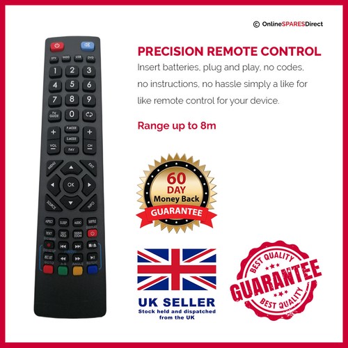 Genuine Replacement Remote Control For Technika 40G22B-FHD HD LED TV | eBay