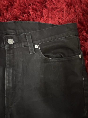 Levi's 511 Slim Fit Jeans 5 Pocket Stretch 04511-1907 Black Men's 34x32 ...