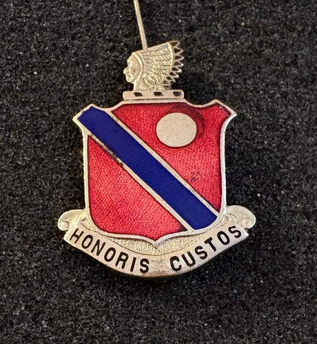 US Army 189th Field Artillery PB Pinback NHM DUI DI Insignia Crest Pin ...