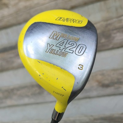 Bang Mellow Yellow 420 3 Wood-Used Golf Club/RH/Goliath Graphite Shaft ...