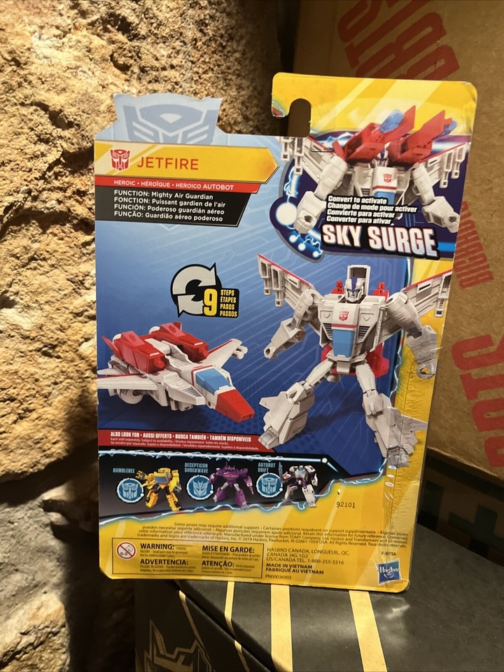 Transformers Cyberverse Power Of The Spark Sky Surge Jetfire Action Figure NEW!! | eBay