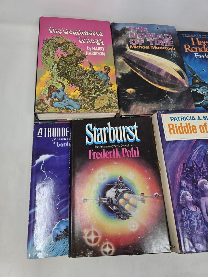 Vintage Lot of 11 Science Fiction Hardcover Fantasy Books SCI-FI | eBay