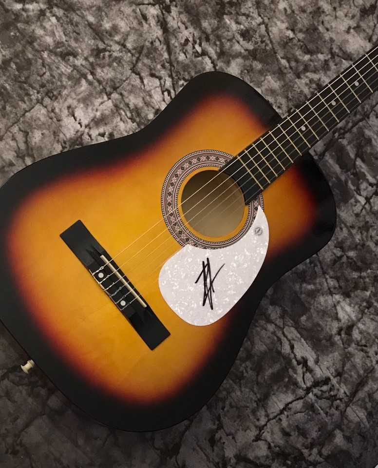 GFA Creed Human Clay SCOTT STAPP Signed Acoustic Guitar PROOF S2 COA ...