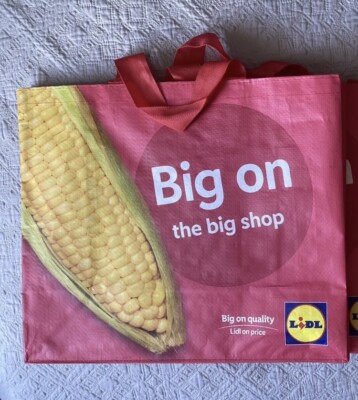 Lidl Large Shopping Bag Food Shopper Tote Brand New | eBay