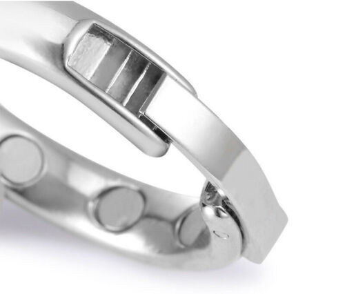 Magnetic Stainless Steel Metal Silver Cock Ring Enhancer Glans Rings ...