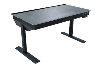 Lian Li DK-05F Black Gaming Desktop Adjustable Height Desk | eBay