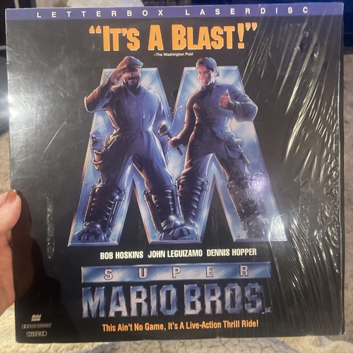 Super Mario Bros. Movie Letterbox LaserDisc NTSC 1993 LD RARE Late ...