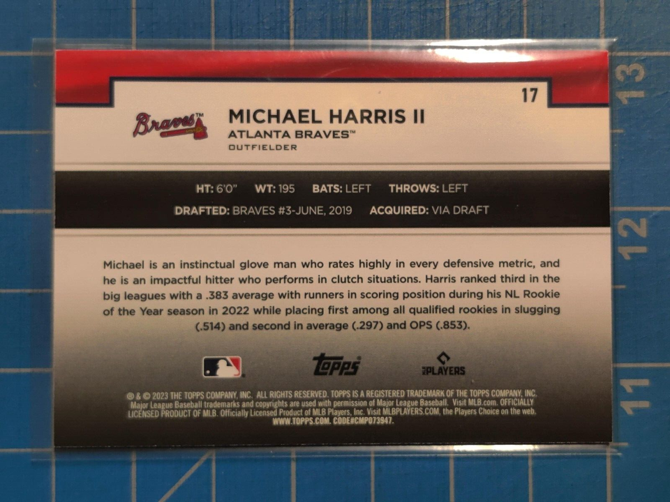2023 Topps MLB Flagship Collection Exclusive Michael Harris II RC ...