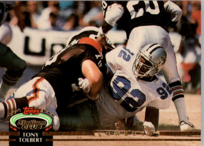 1992 Topps Stadium Club #399 Tony Tolbert - Dallas Cowboys | eBay