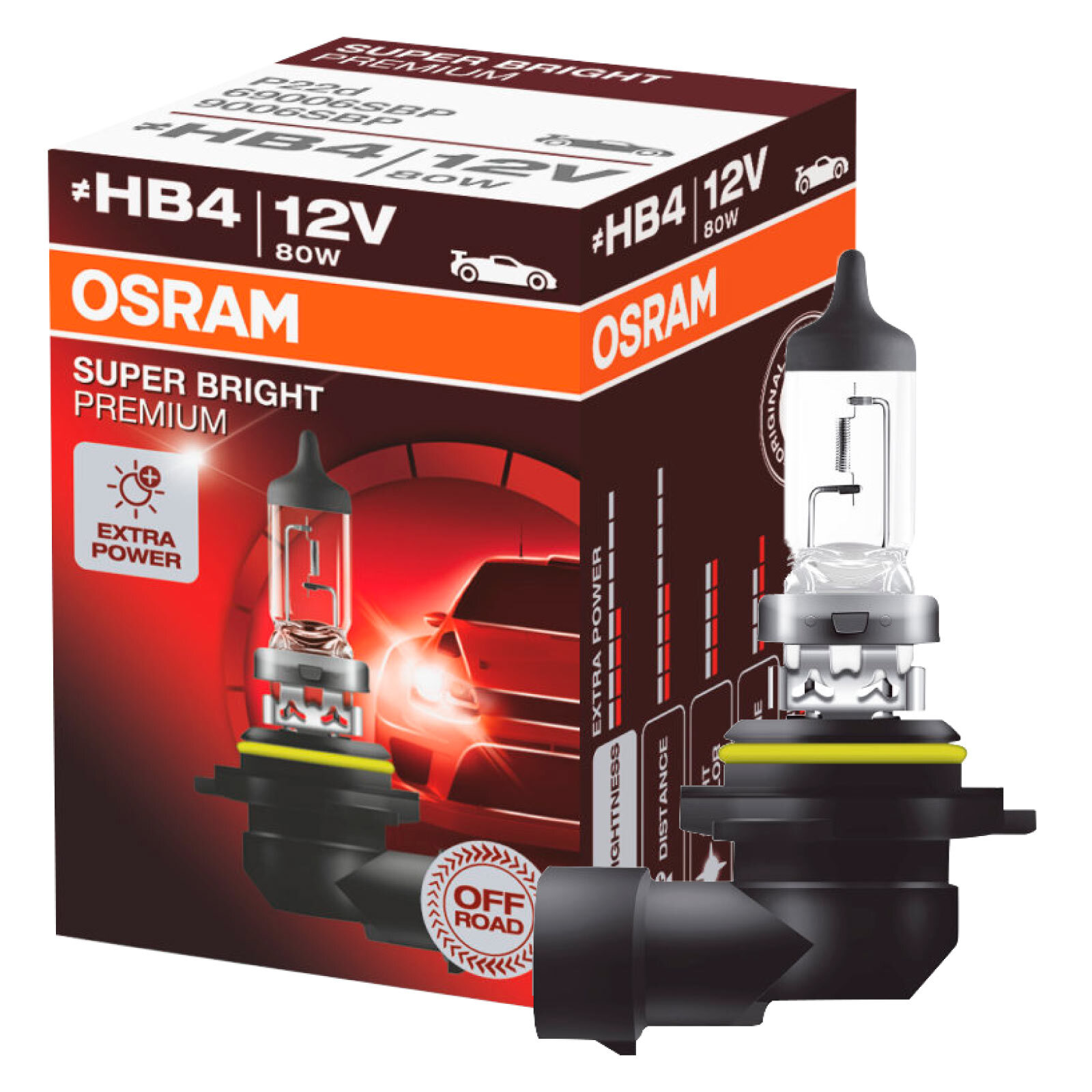 Osram Lampade Alogene Super Bright Premium Off Road Extra Power per ...