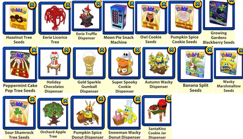 Webkinz virtual Dispensers & Seeds Seasonal, Promo, Patio Plants, themed(PICK 1) | eBay