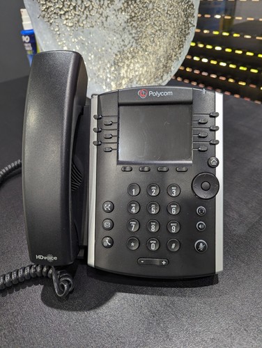 Box of Polycom VVX 410/411 Gigabit PoE 12-line IP Phones - Black ...