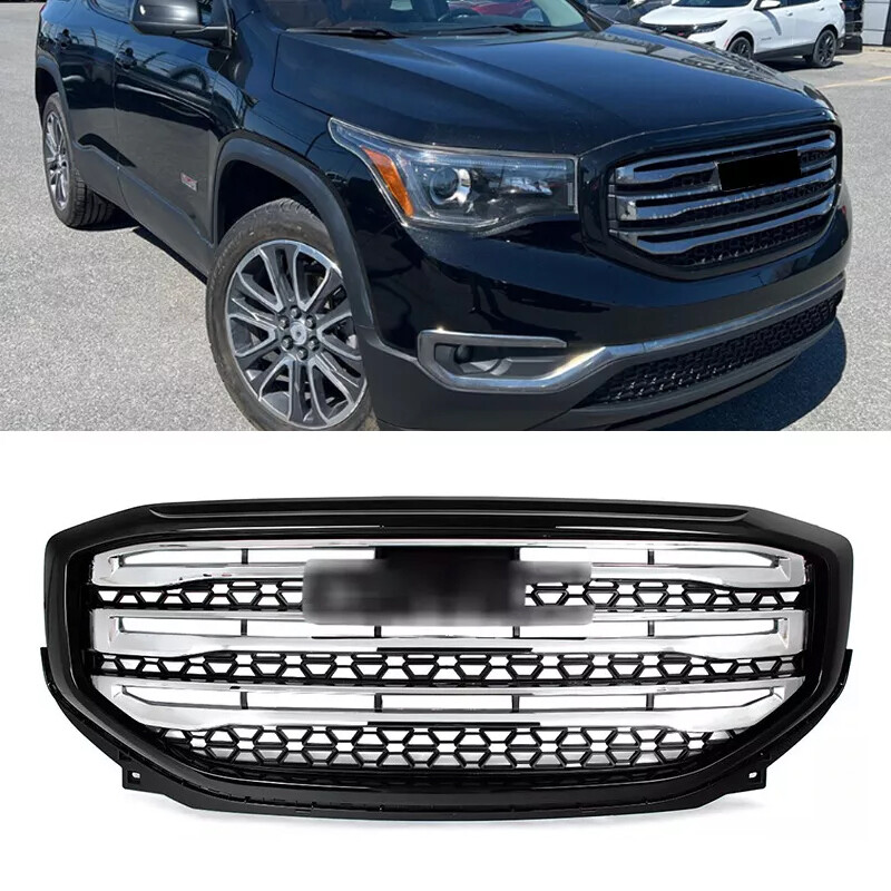 Fit GMC Acadia 2017-2019 SLT Style Front Bumper Grille Grill Assembly ...