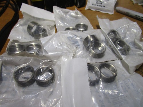 M18-1.5 x .625 18-8 Stainless Steel Spark Plug Insert QTY 14 | eBay