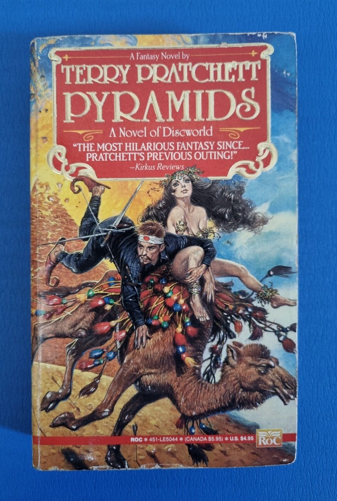 Terry Pratchett Pyramids ROC Paperback First ROC Print 1989 USA 80s ...