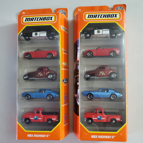MATCHBOX 5 PACK MBX highway II LOT OF 2 5 PACKS firebird | eBay