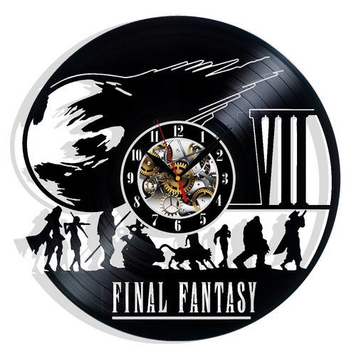 Final Fantasy Vinyl Wall Clock - Retro Decor - Unique Home Accent ...