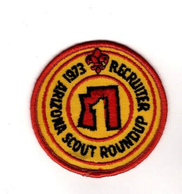 Arizona Scout Roundup, 1973 Recruiter Patch | eBay