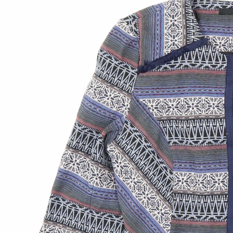 Very Womens Blue Geometric Jacket Size 16 | eBay UK