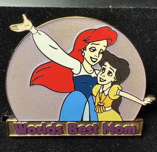 Rare The Little Mermaid WDW Ariel & Melody Worlds Best Mom Pin (Mom Day ...