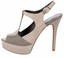 Jessica Simpson Elso Clapton Grey Patent Leather Peeptoe Sandal Heel 8 ...
