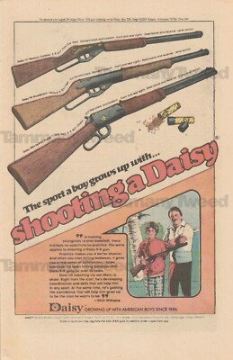 "Shooting a Daisy" 95 Woodstock BB Gun Vintage Print Ad Advertisement ...