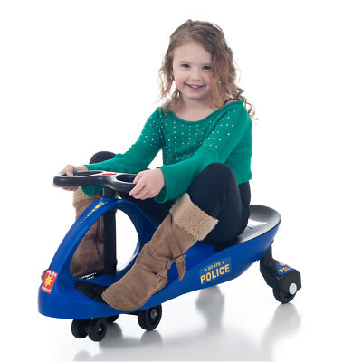 Police ZigZag Wiggle Car Toy 3yrs and Up Twist Wiggle Go No Batteries ...