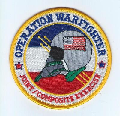 OPERATION WARFIGHTER patch | eBay