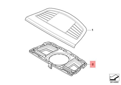 Genuine BMW E90 E90N E91 E91N E92 E92N Adapter plate Air Duct OEM ...