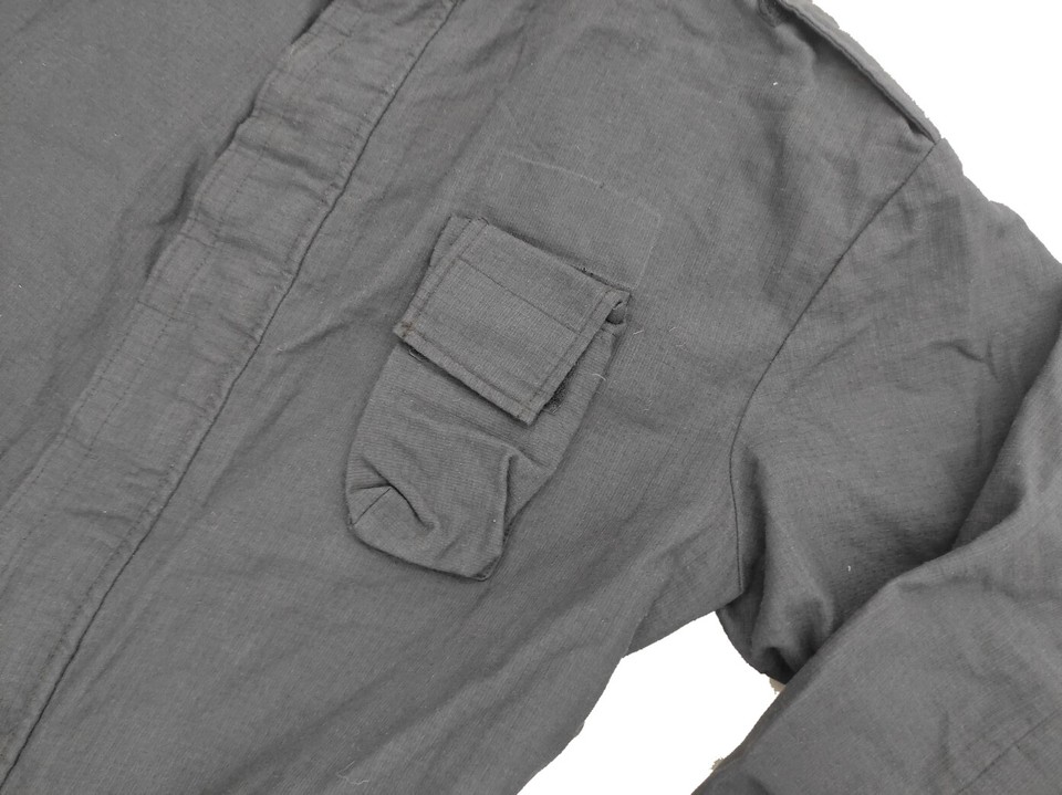 British Met Police black riot squad Overalls coveralls fire resistant ...