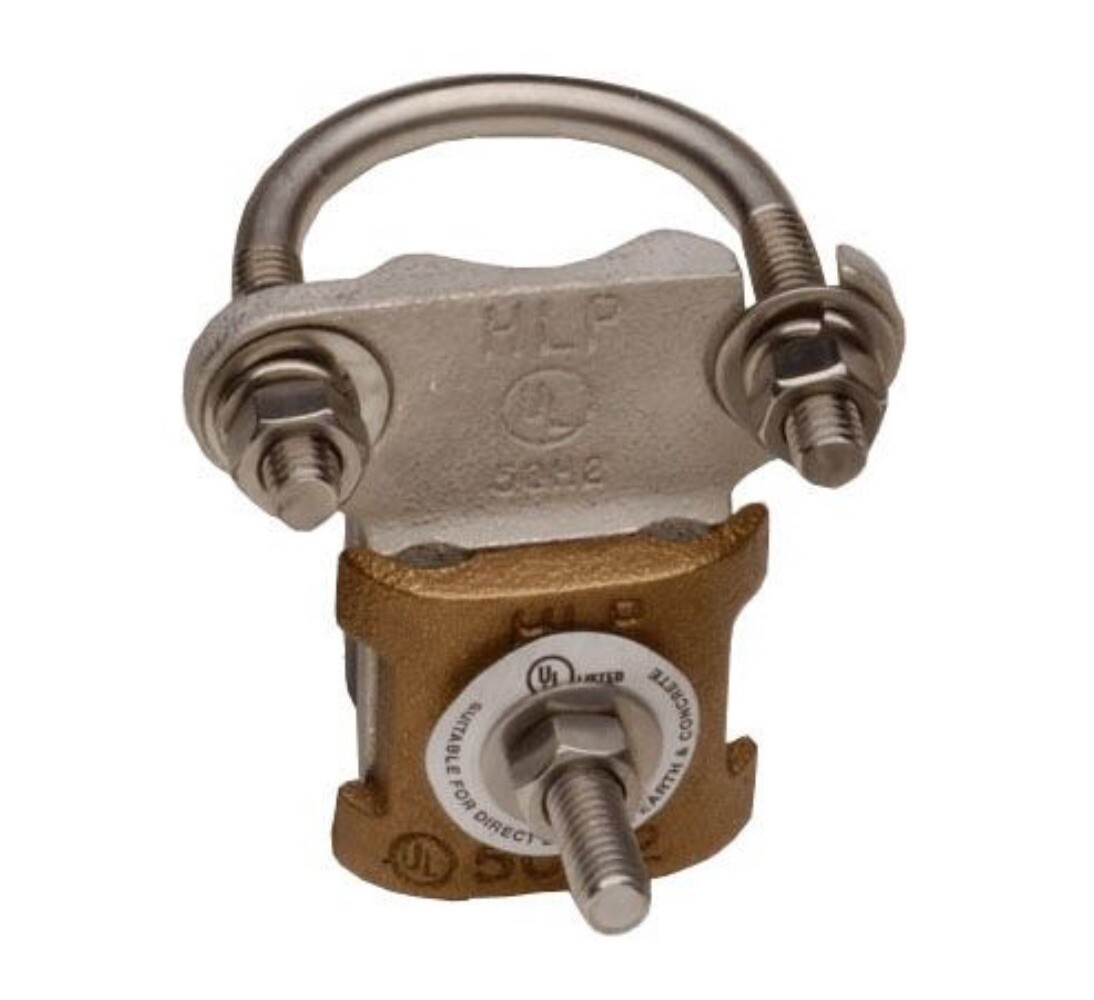 ROHN Cpc1/1.25 Ground Clamp for Grounding ROHN Tower Base Section 25g ...