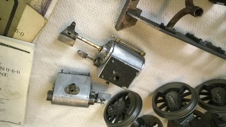 LIVE STEAM CHASSIS 0-6-0 SADDLE TANK ENGINE LBSC 1" SCALE 4.75" GAUGE ...