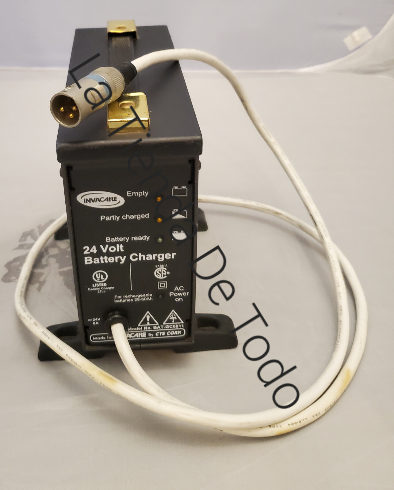 24V POWER WHEELCHAIR BATTERY CHARGER FOR INVACARE BATGC0811 READ | eBay