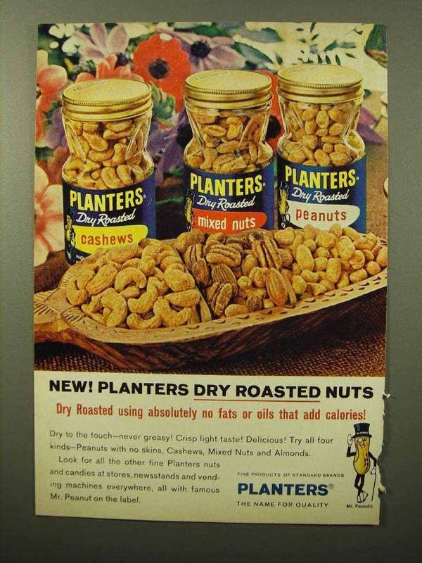 Planters Dry Roasted Peanuts Label