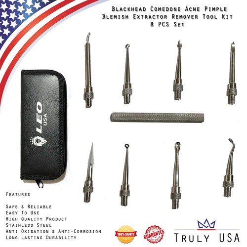Blackhead remover, comedone acne Pimple Blemish Extractor remover, Tool ...