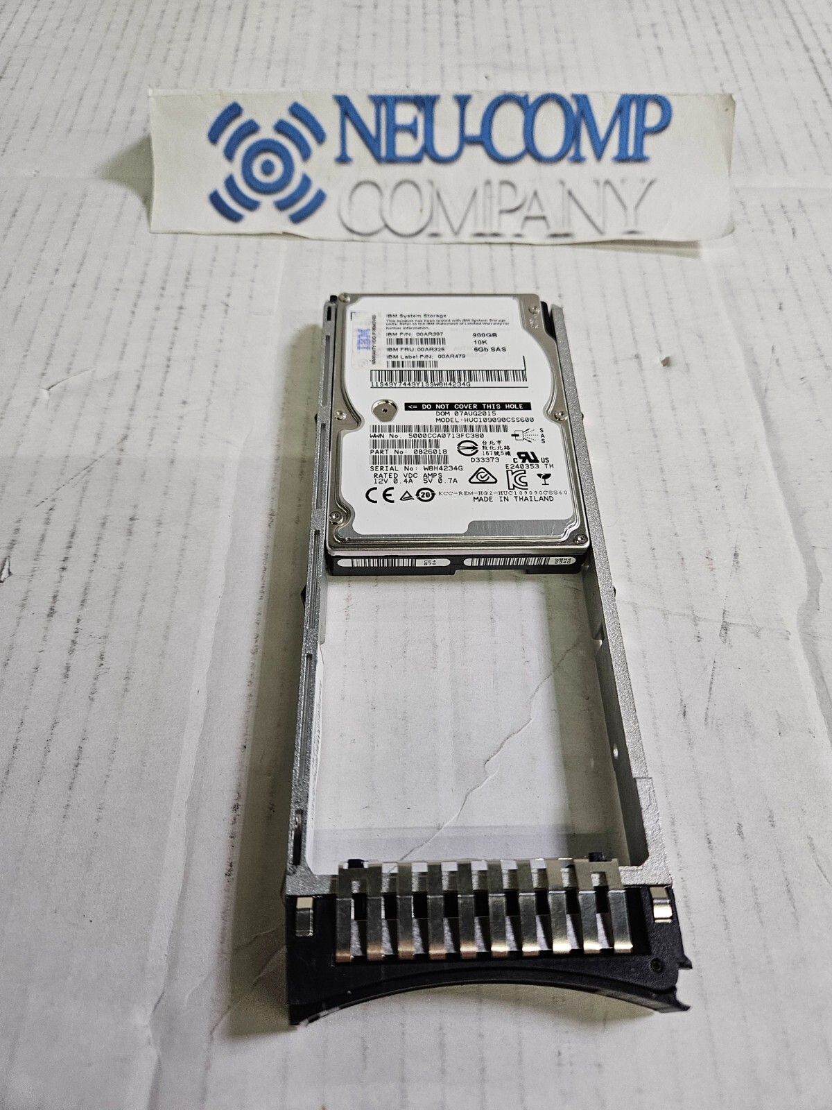 IBM 2076-AHF2 V7000 Gen 2 Storwize 900GB 2.5" 10k 12gb SAS Drive ...